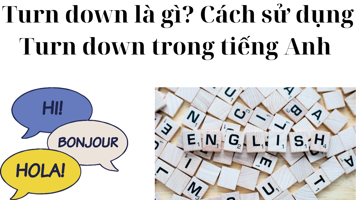 Turn down là gì? Cách sử dụng Turn down trong tiếng Anh