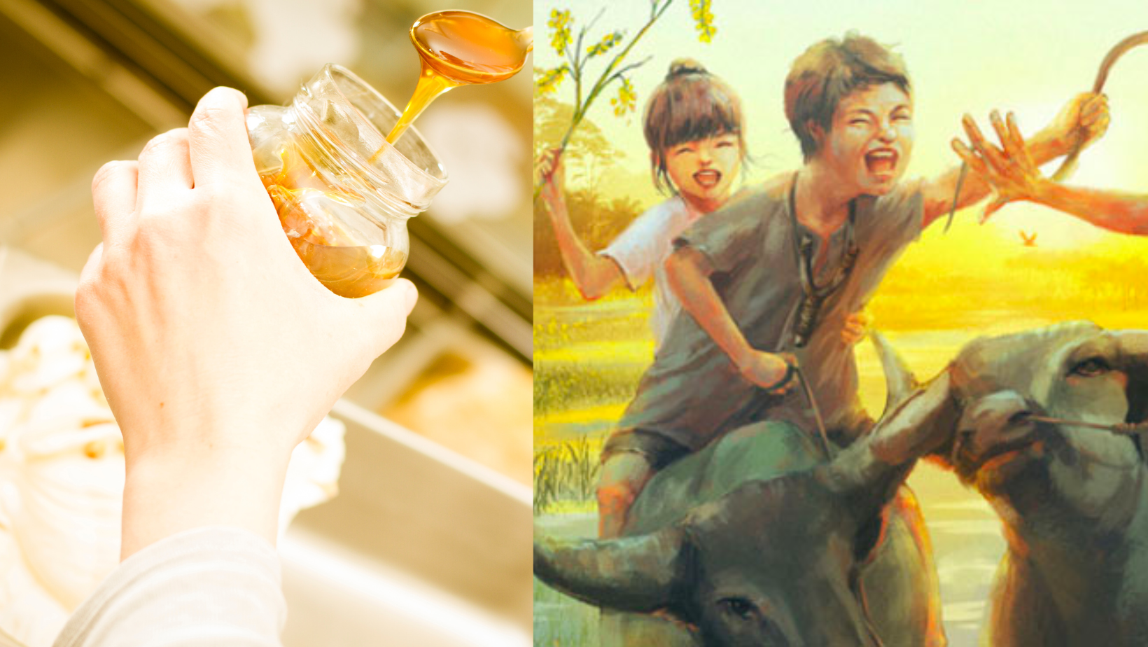 Cảm nhận về một chi tiết thú vị trong đoạn trích Đi lấy mật