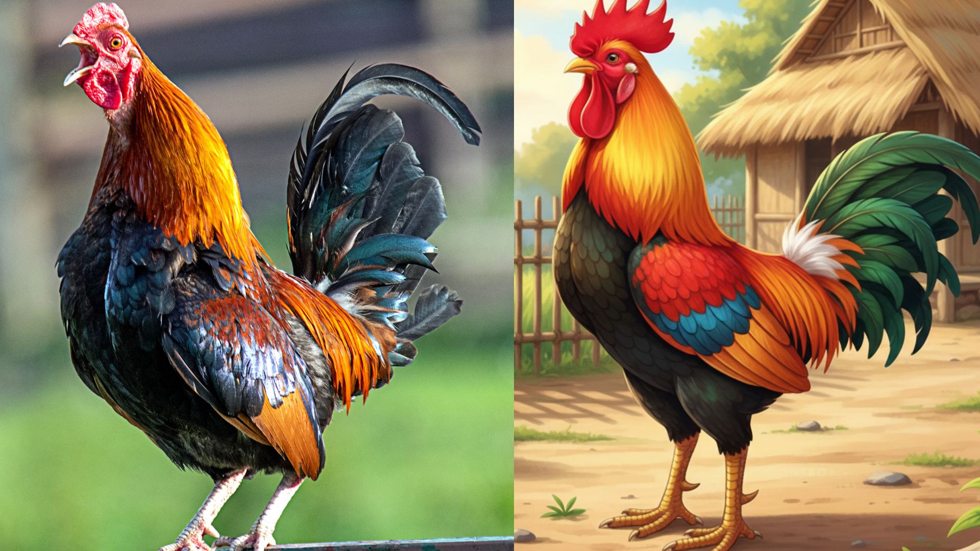 Kết bài tả con gà trống chọn lọc hay nhất - Tập làm văn lớp 4