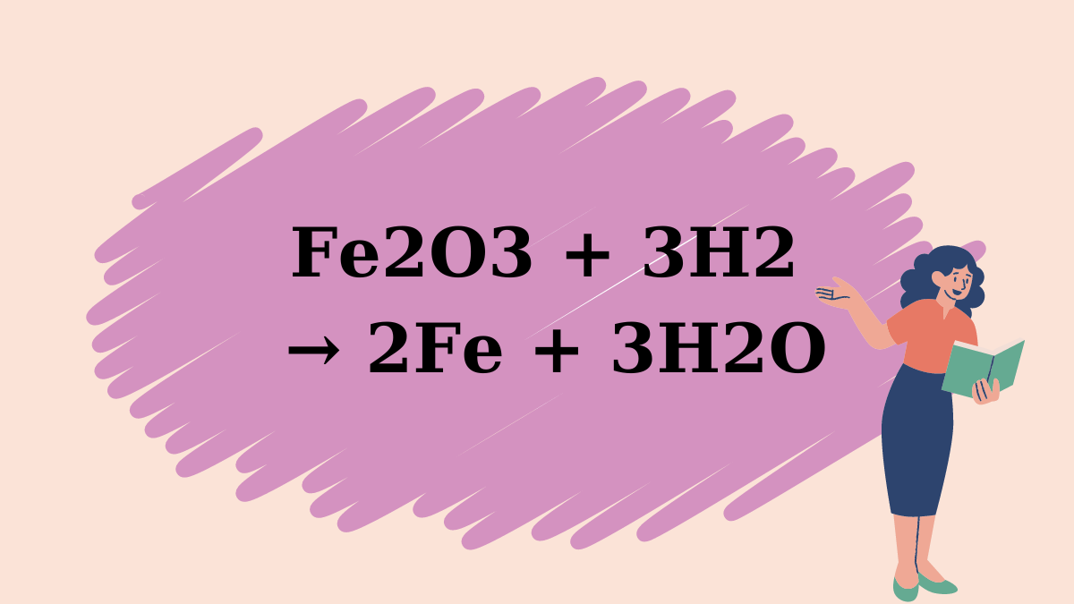 Fe2O3 + H2 → Fe + H2O | Phương trình hoá học Fe2O3 ra Fe