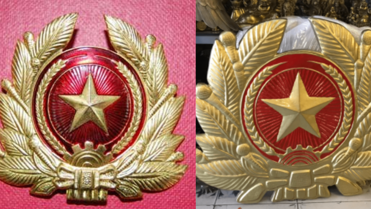 Quân hiệu của Quân đội nhân dân Việt Nam được mô tả thế nào?