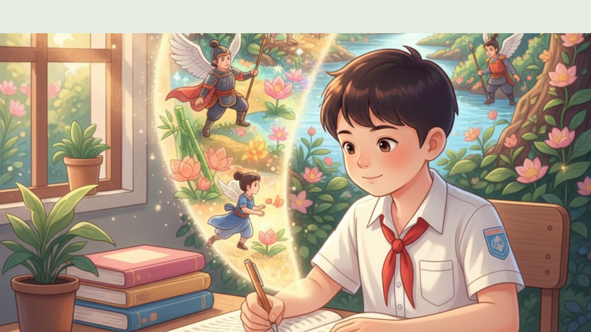 Viết đoạn văn tưởng tượng dựa vào một câu chuyện đã đọc hoặc đã nghe