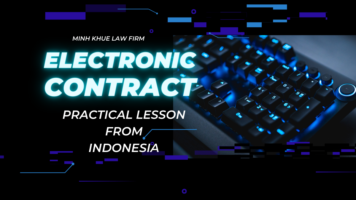Electronic Contract: Practical Lesson from Indonesia