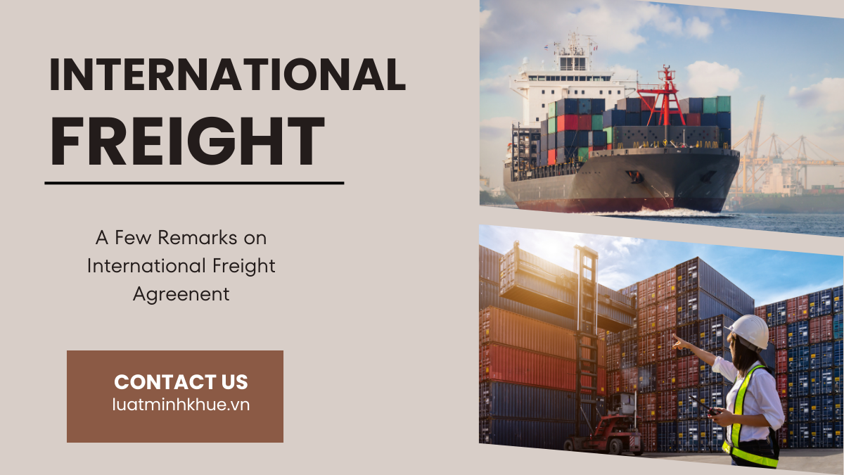 A Few Remarks on Drafting International Freight Agreements