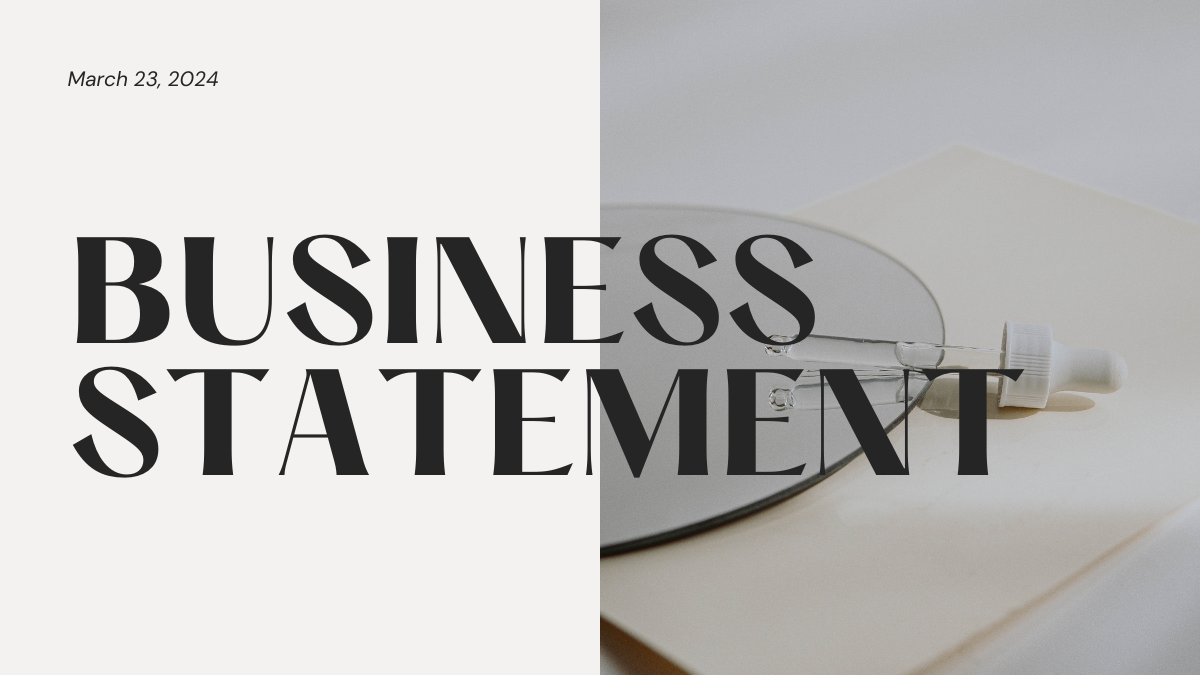Boost Brand Identity: Write Your Business Statement