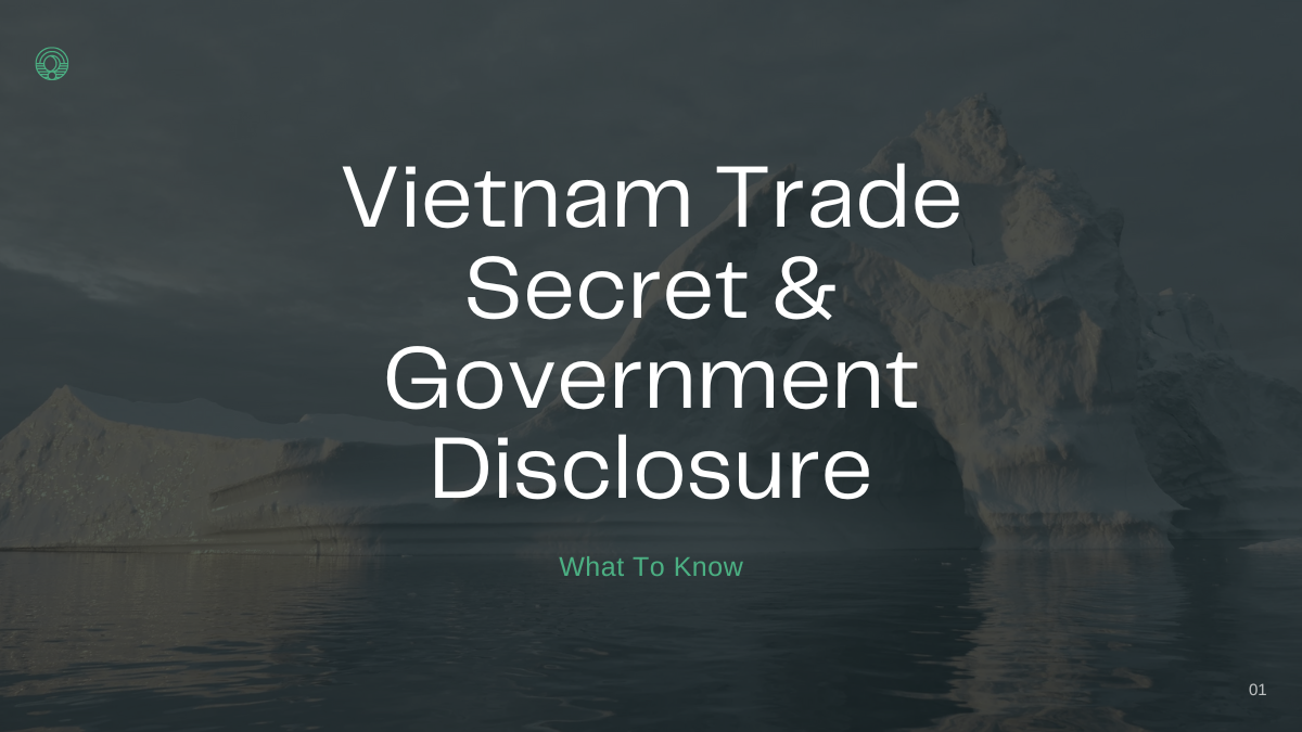 Vietnam Trade Secrets & Government Disclosure: What to Know