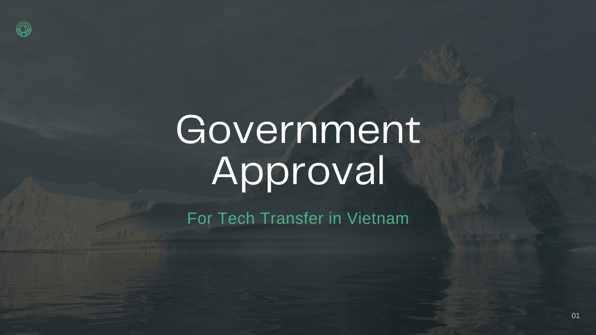 Government Approval for Tech Transfers in Vietnam (Sometimes)