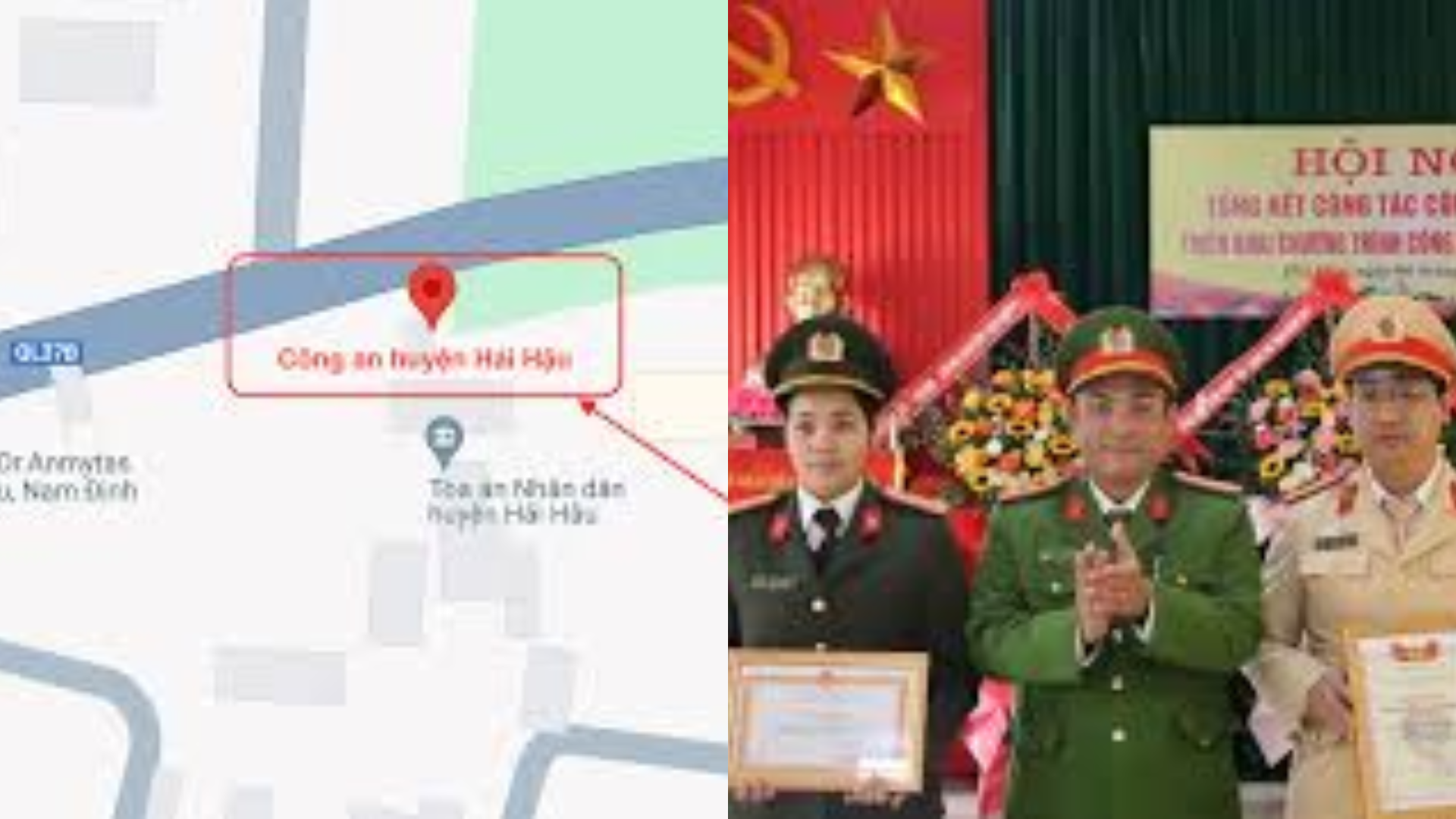 Địa chỉ, số điện thoại của Công an huyện Hải Hậu là gì?