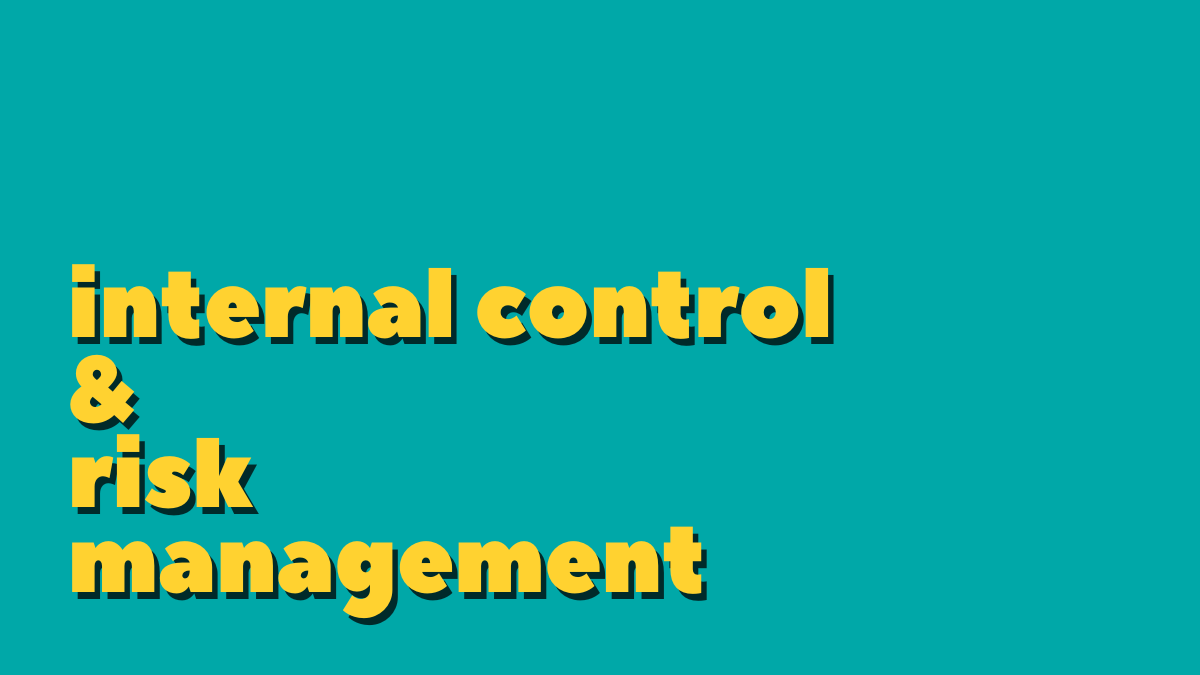 Effective Internal Control Systems and Risk Management Practices