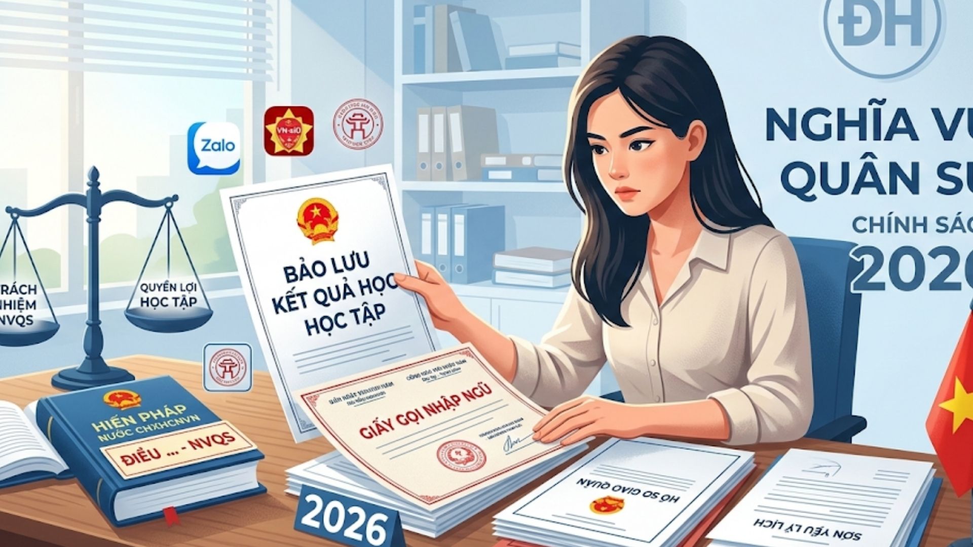 Đang học Đại học/Cao đẳng thì trúng tuyển NVQS 2026: Hướng dẫn thủ tục ...
