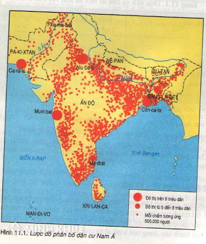 Dân cư nam á chủ yếu theo tôn giáo nào?