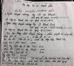 Phải trả lại đất khi mua bằng giấy viết tay đúng không?