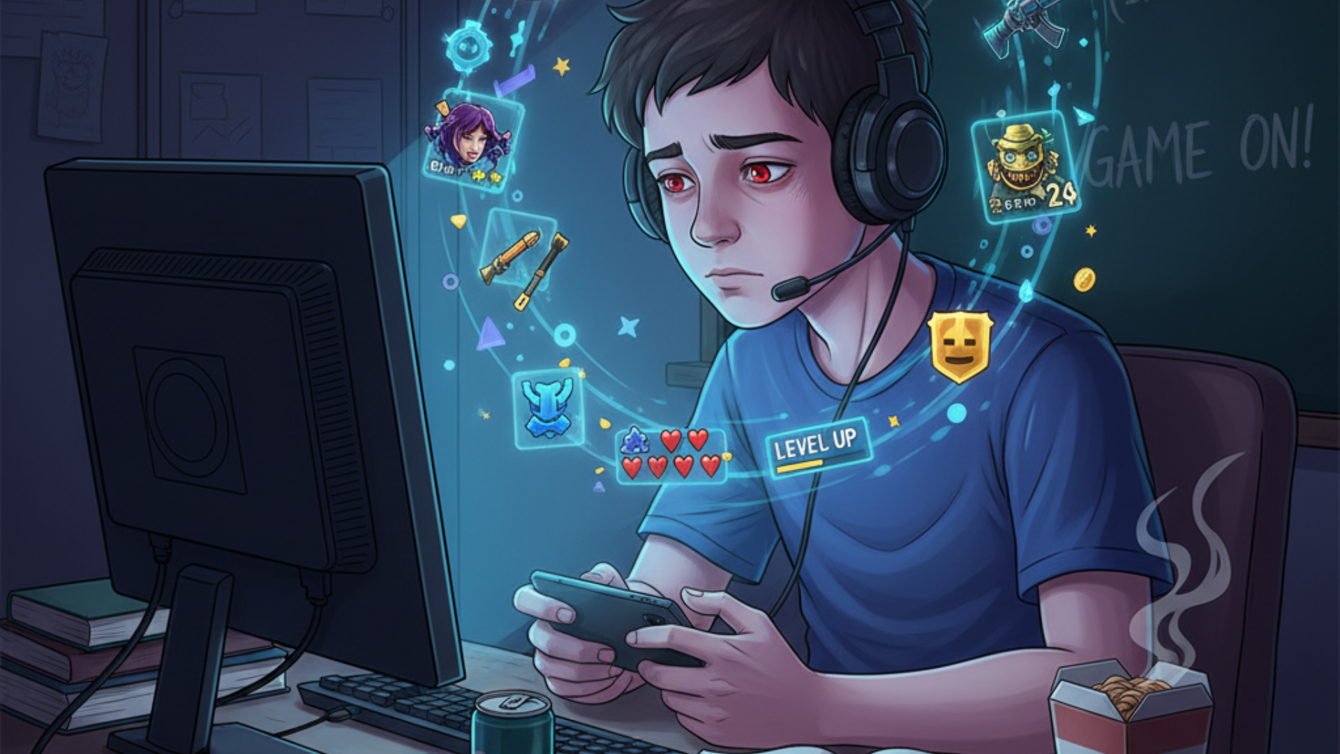 Đoạn văn nghị luận về hiện tượng nghiện game online hay nhất