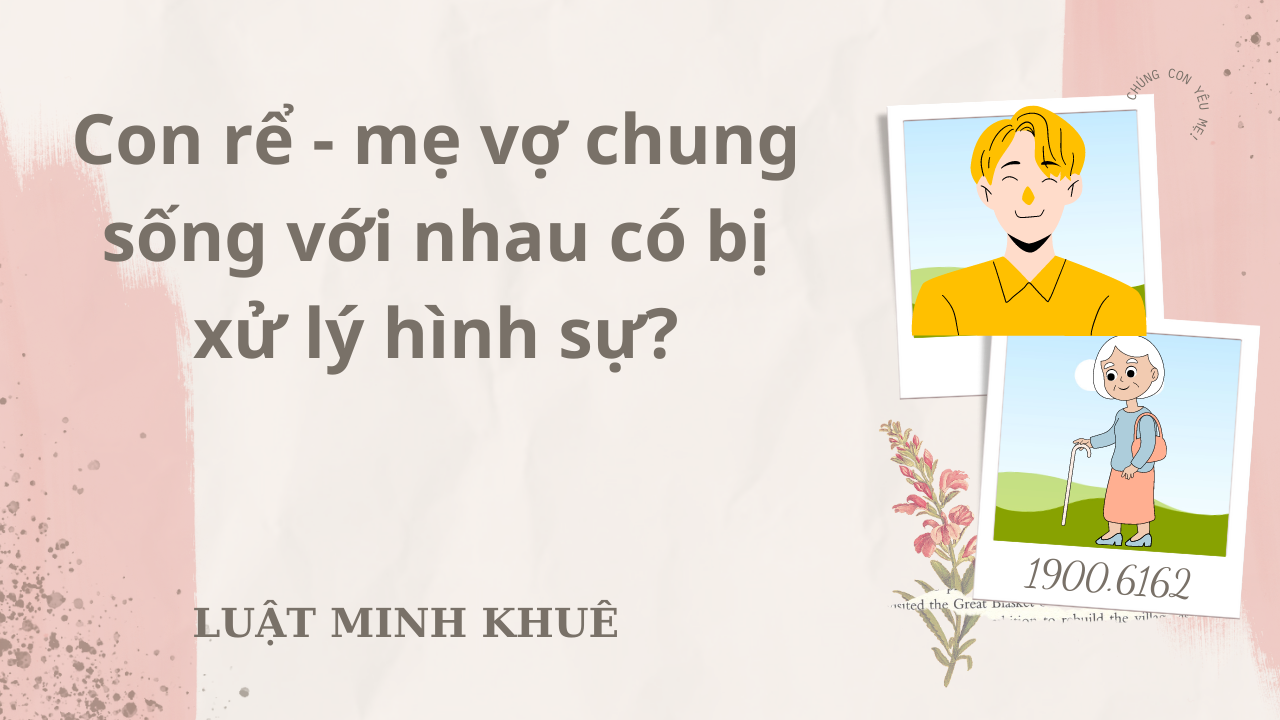 Con rể và mẹ vợ chung sống với nhau có bị xử lý hình sự?