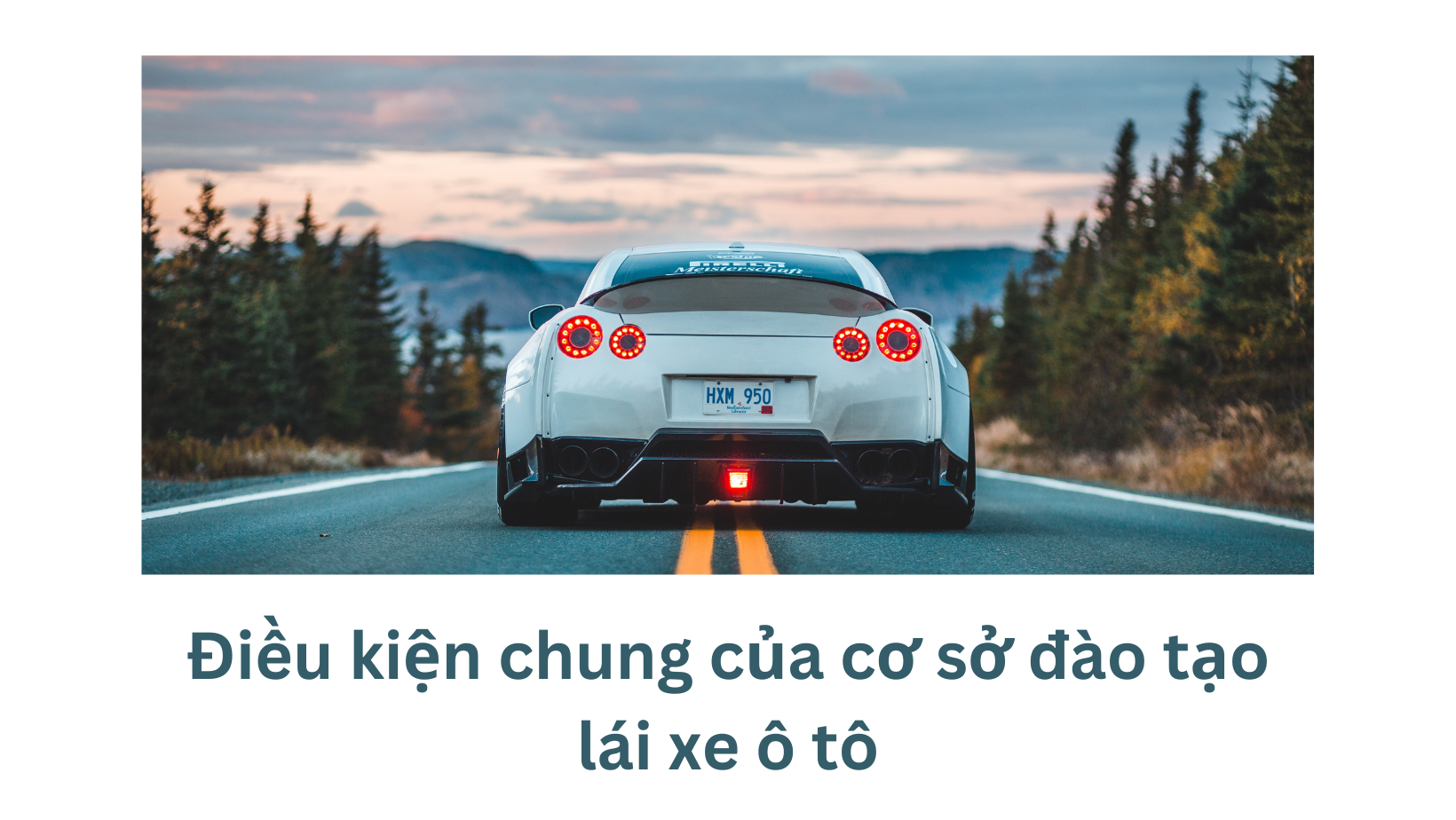Điều kiện chung của cơ sở đào tạo lái xe ô tô
