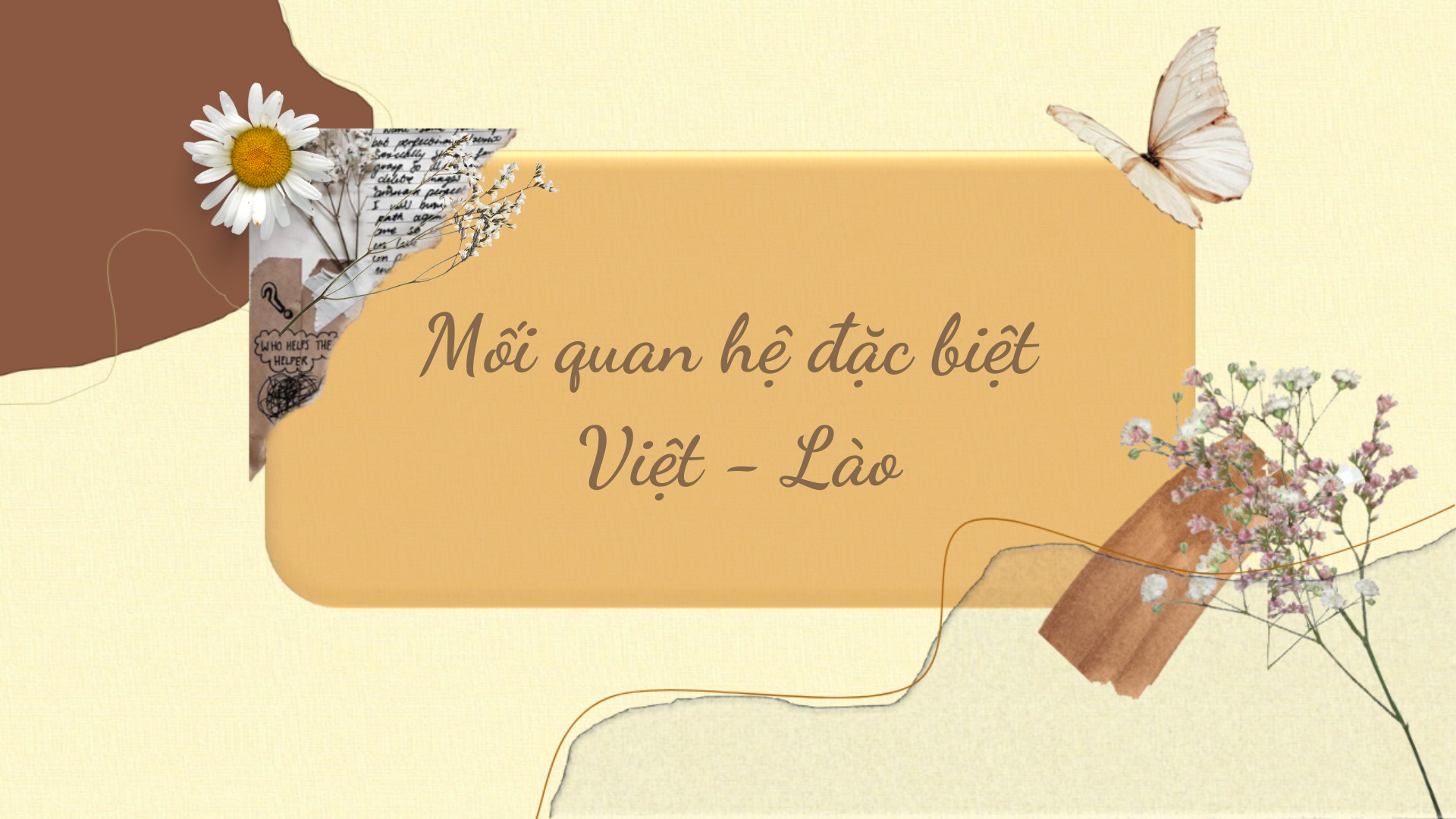 Mẫu bìa bài dự thi tìm hiểu lịch sử quan hệ đặc biệt Việt Nam - Lào ...