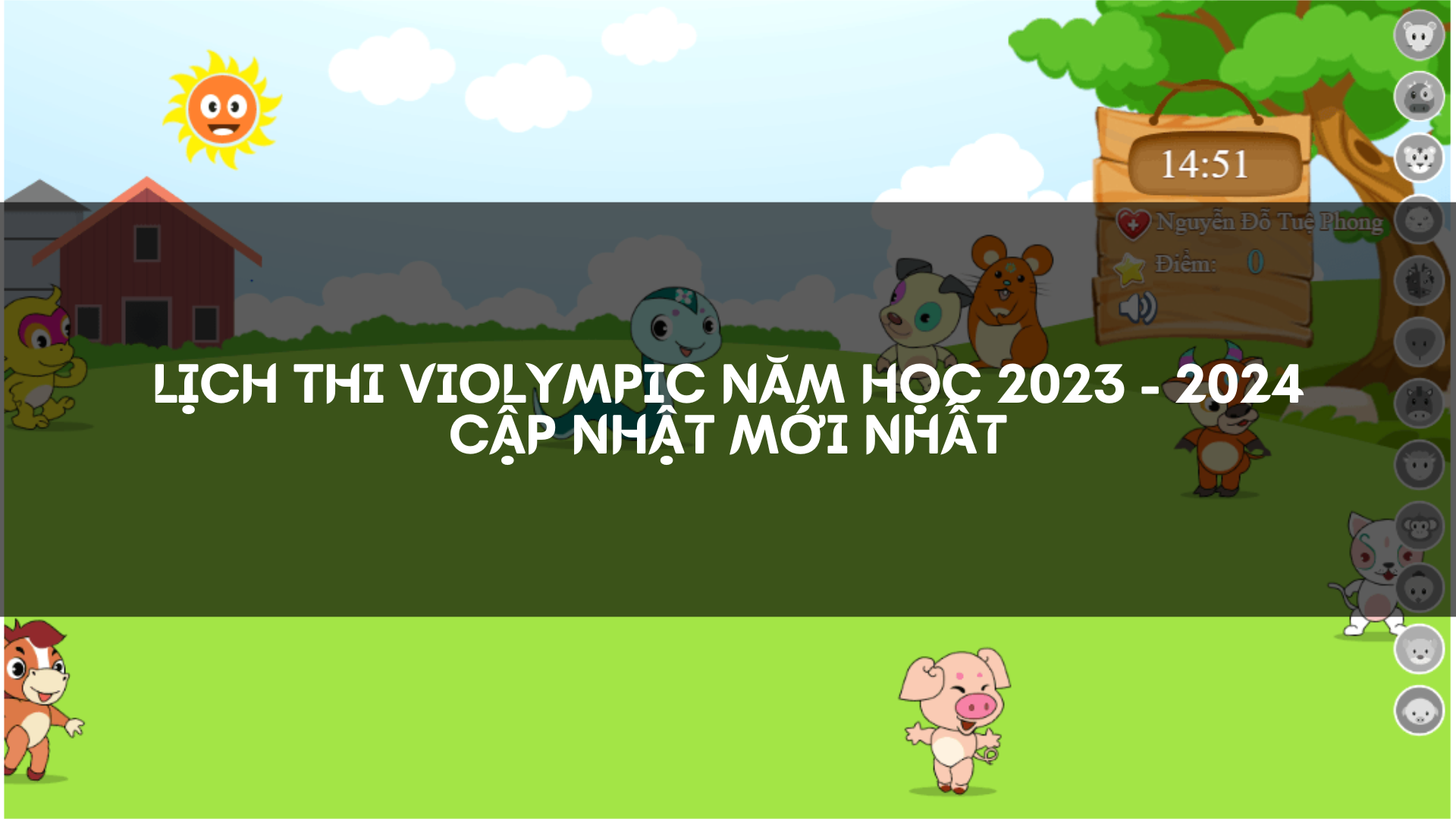 Lịch thi Violympic năm học ‎mới cập nhật chi tiết nhất