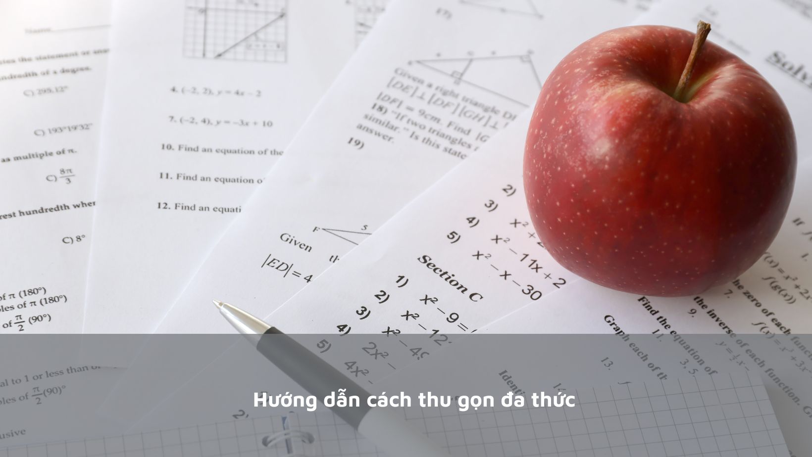 Hướng dẫn cách thu gọn đa thức