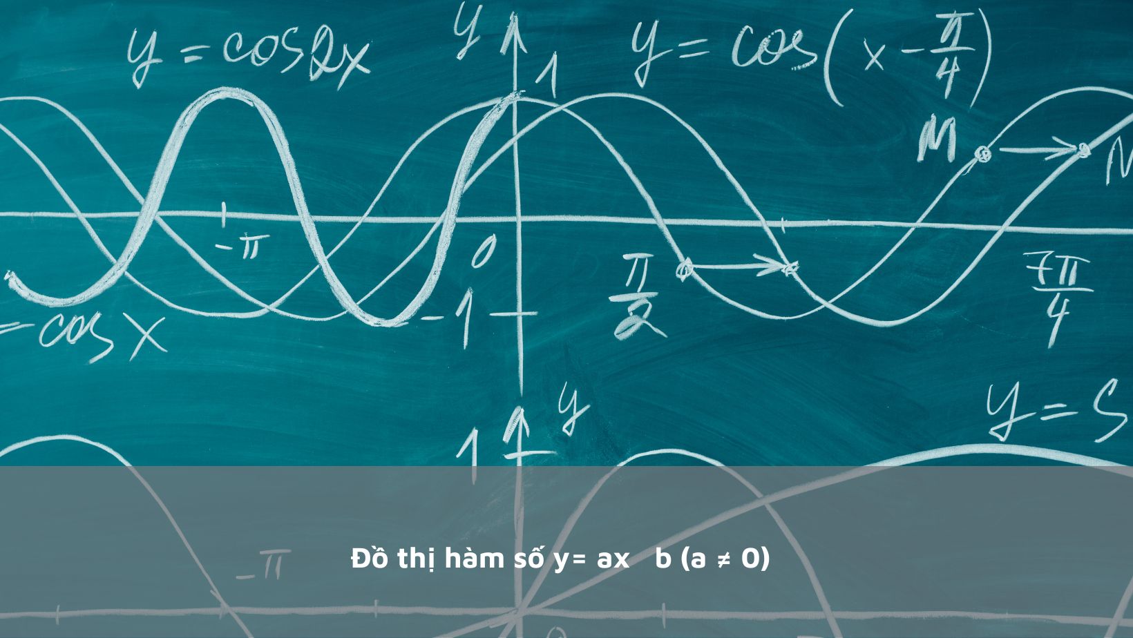 Đồ thị hàm số y= ax b (a ≠ 0)