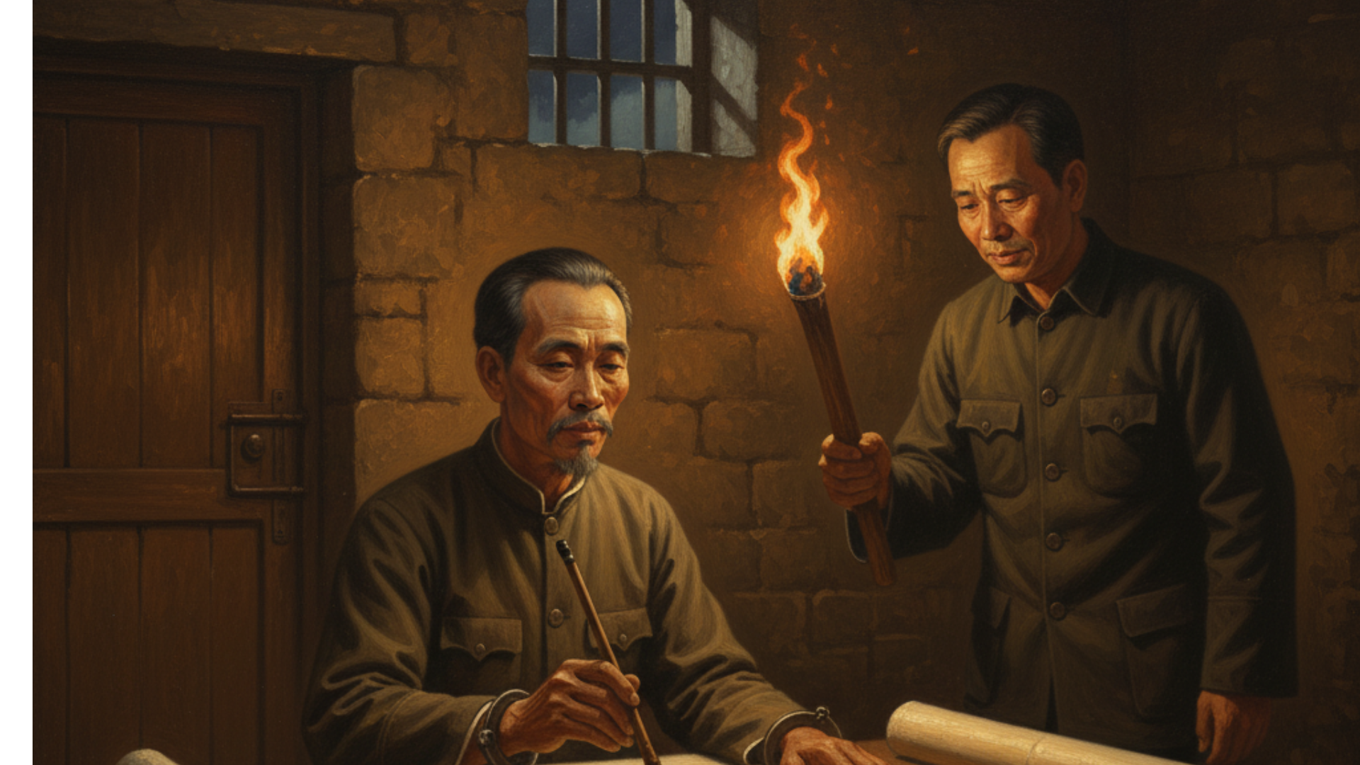 Dàn ý Phân tích nhân vật Viên quản ngục trong Chữ người tử tù